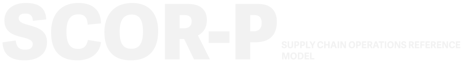 SCOR-P - NEXUS Supply Chain and Logistics